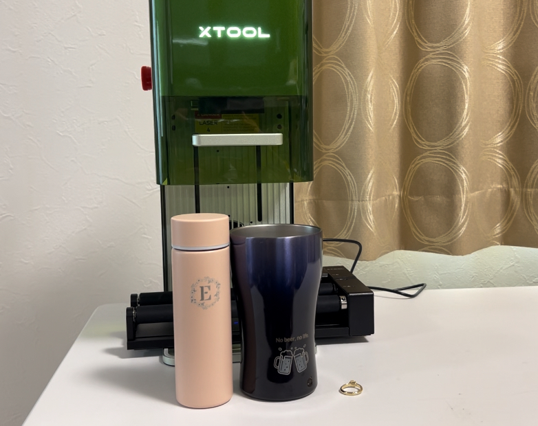 【xTool F1】RA2 PRO を使ってステンレスタンブラーにレーザー刻印 | じーこのハンドメイド日記